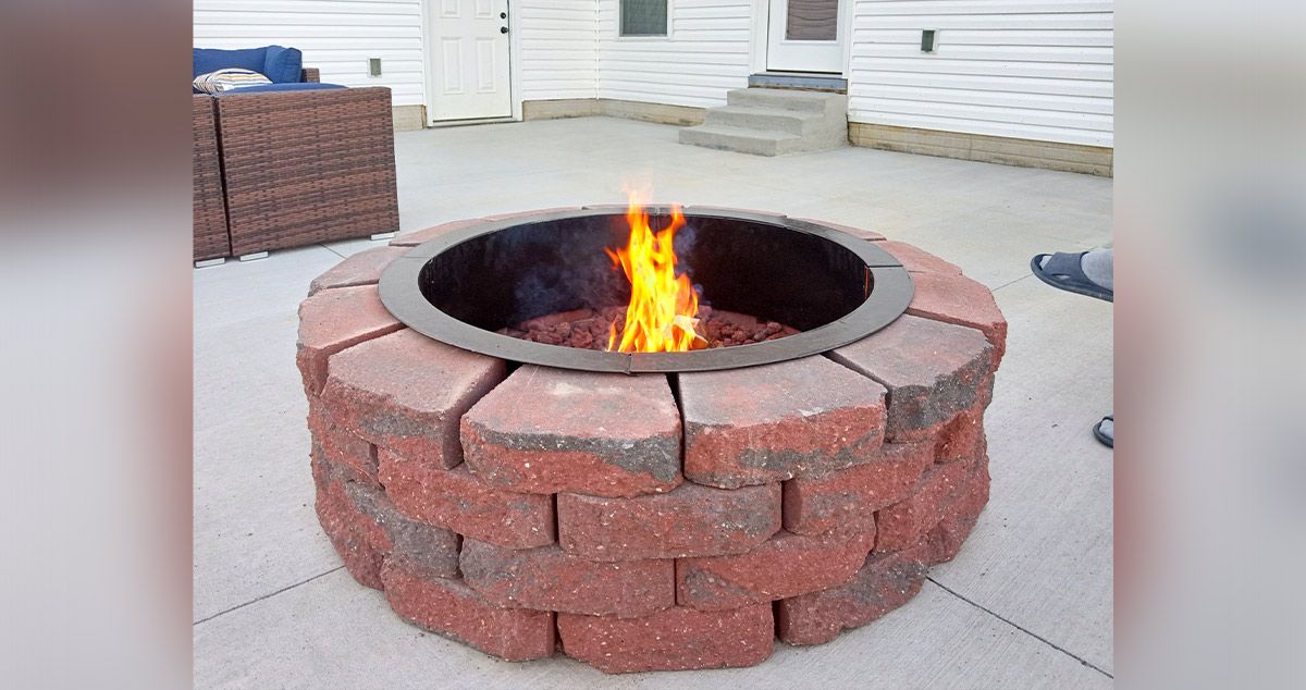 Outdoor Patio Fire Pit - Project by Mark at Menards®