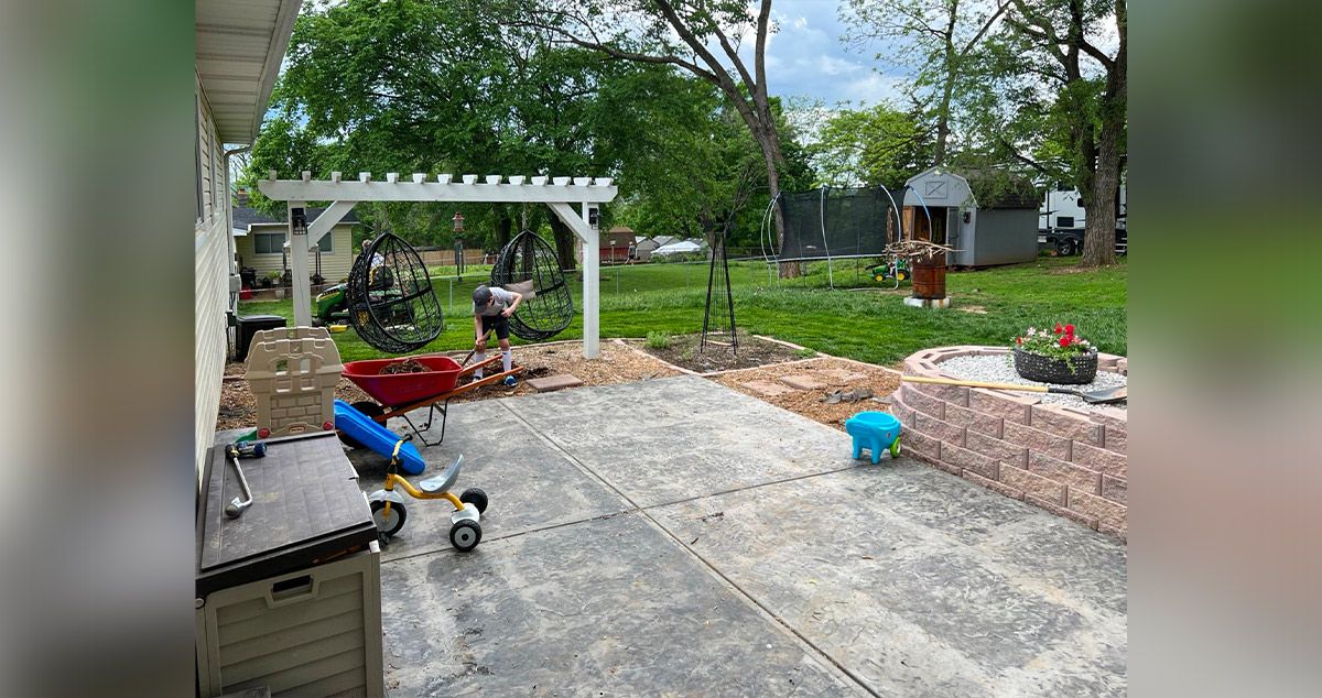 Menards Block Garden Wall Block Retaining Wall Project By Steven At
