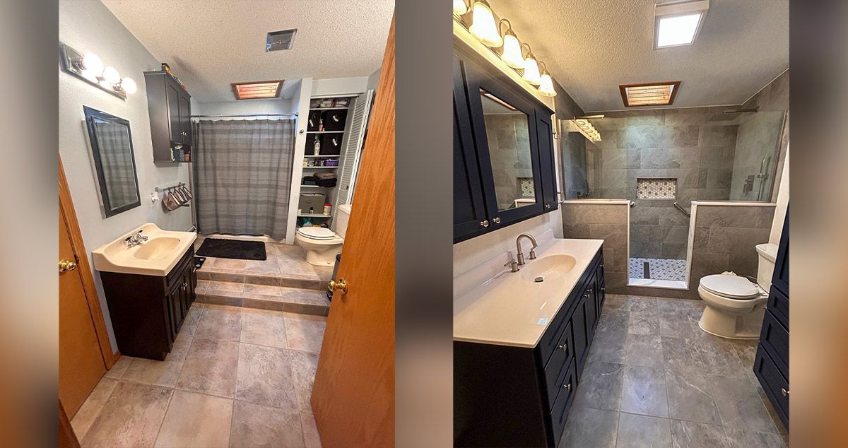 Full Bathroom Transformation - Project by Eric at Menards®