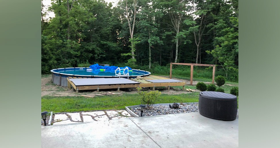 Composite Pool Deck - Project by Bruce at Menards®
