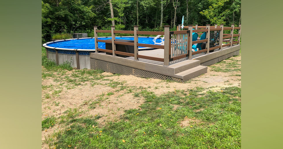 Composite Pool Deck - Project by Bruce at Menards®