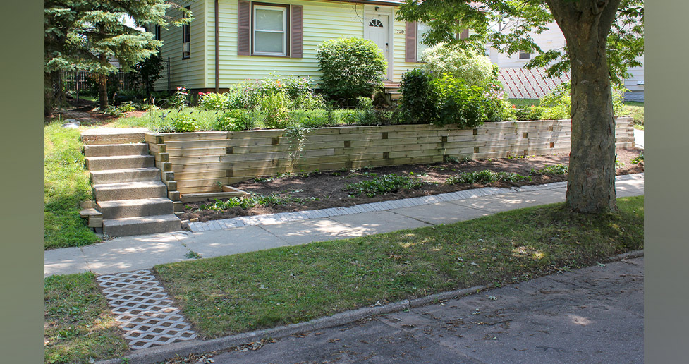 Curb Retaining Wall - Project by Mark at Menards®