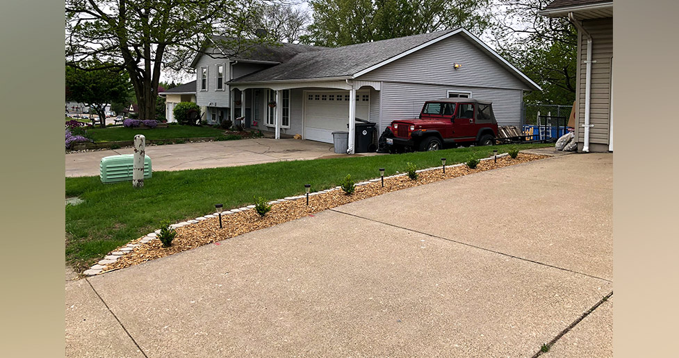 Driveway Landscaping - Project by Joshua at Menards®