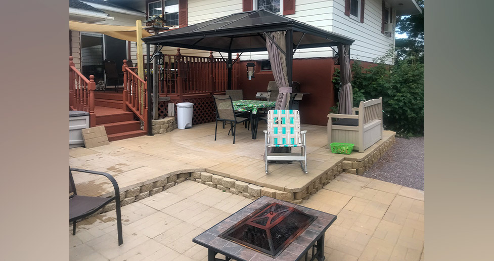 Backyard Patio & Pool Area - Project by Becky at Menards®