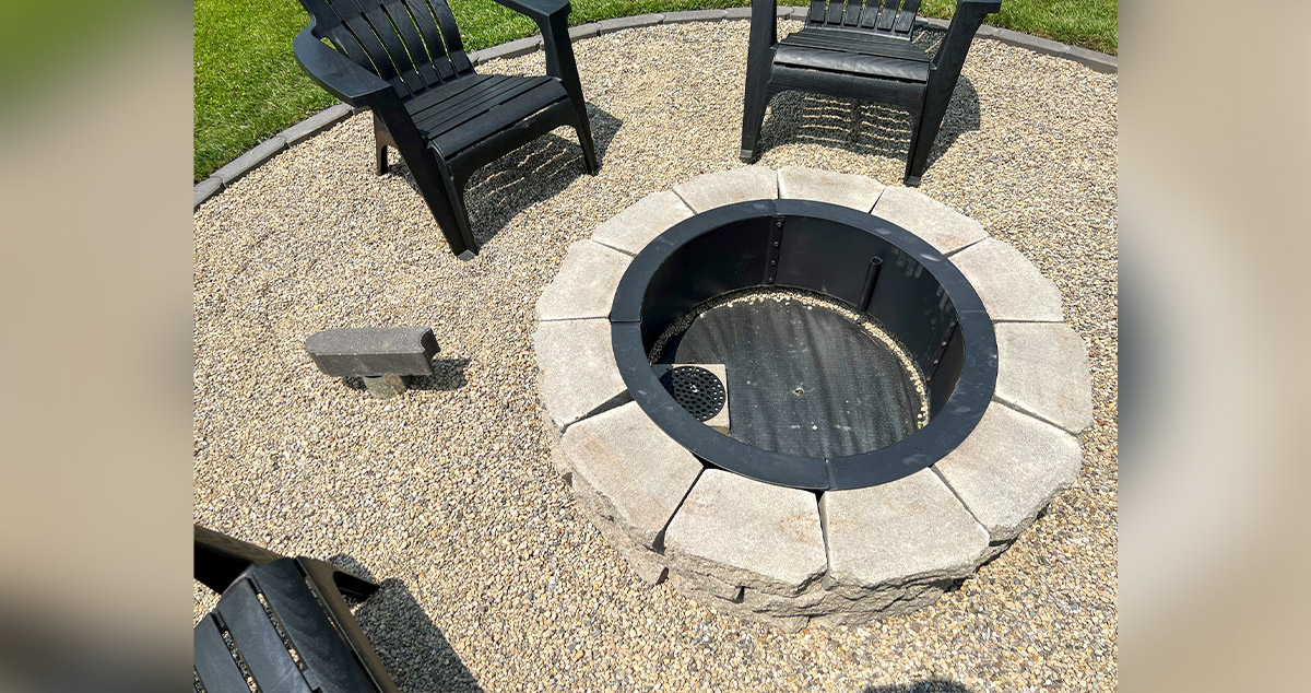 Paver Fire Pit - Project by Christine at Menards®