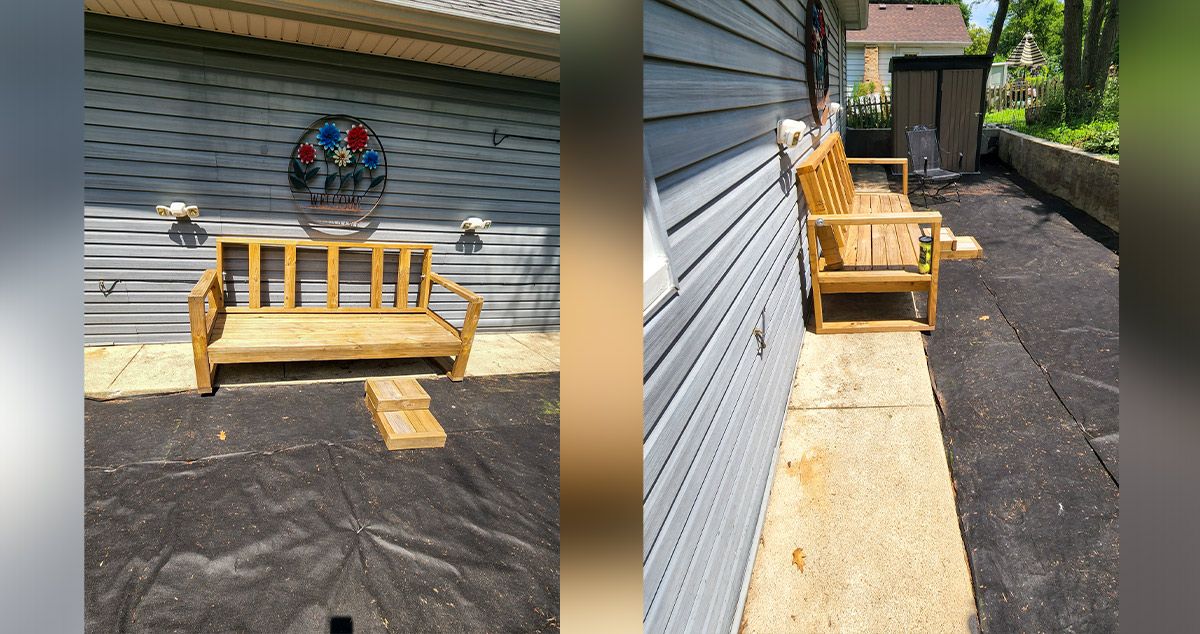 Outdoor Couch - Project by Jeanette at Menards®
