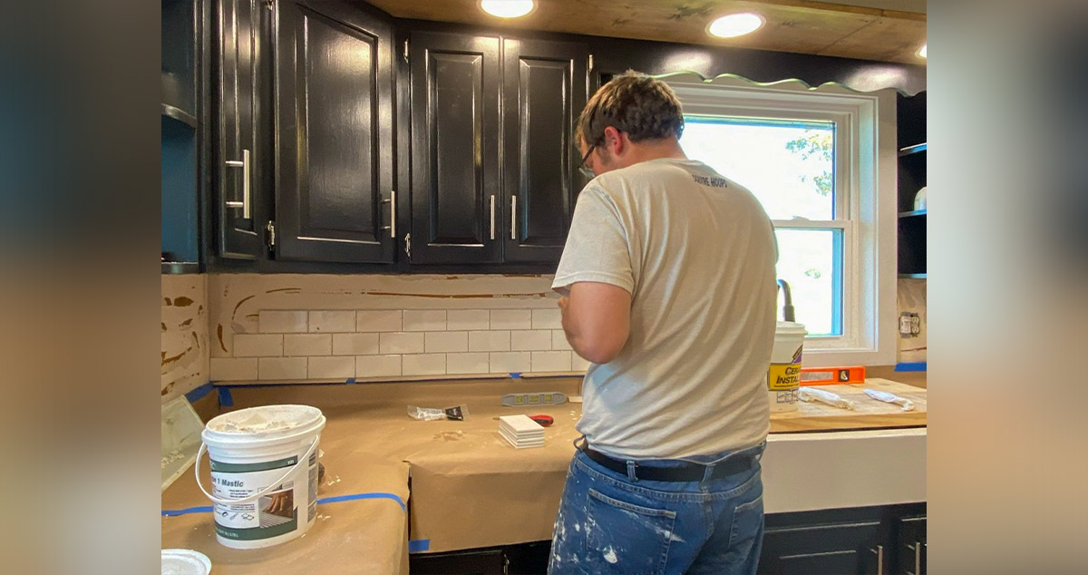 Farmhouse Chic Kitchen - Project by Chad at Menards®