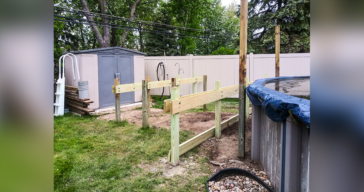 New Pool Deck - Project by Dave at Menards®