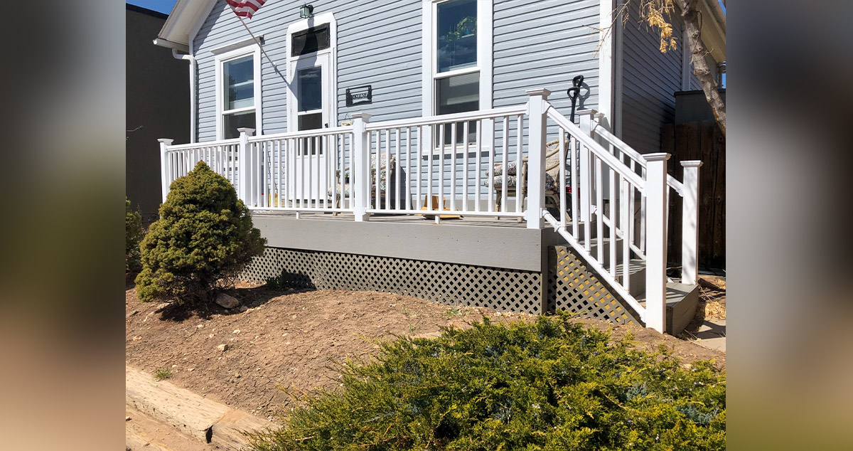 Composite Front Porch - Project by Susan at Menards®