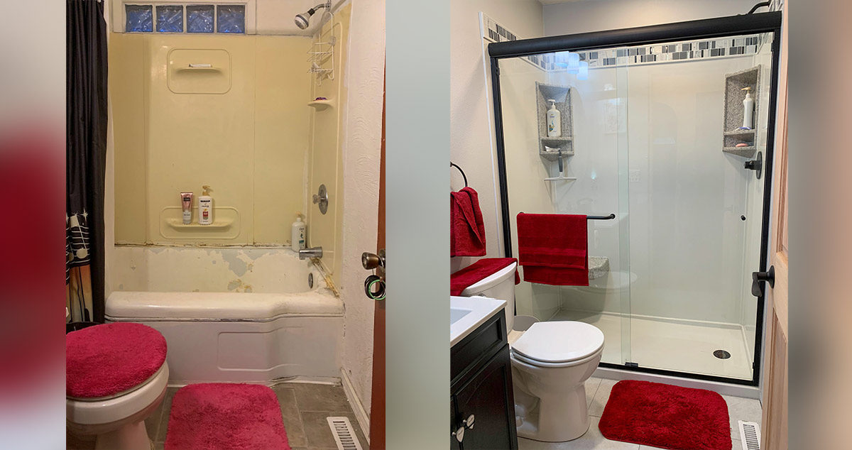 Complete Bathroom Remodel 2022 - Project by Leah at Menards®