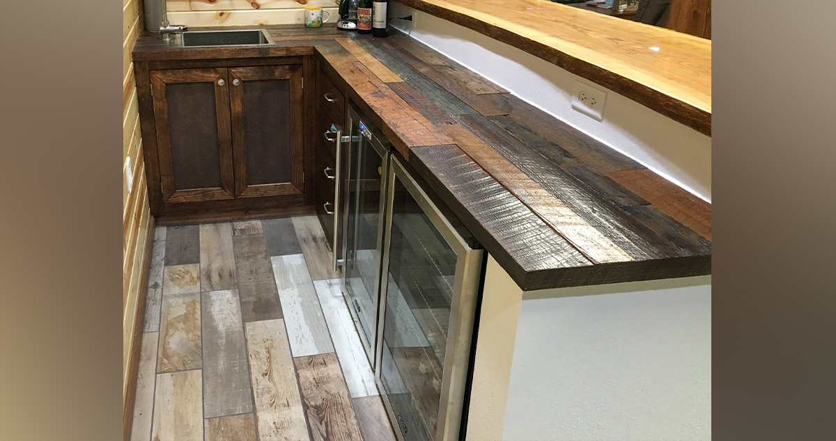 Downstairs Bar - Project by Jason at Menards®