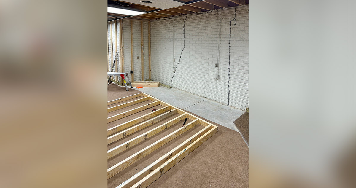 Fireplace in Basement - Project by Brandon at Menards®