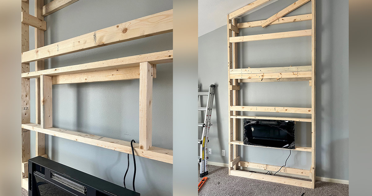 Modern Fireplace - Project by Mitch at Menards®