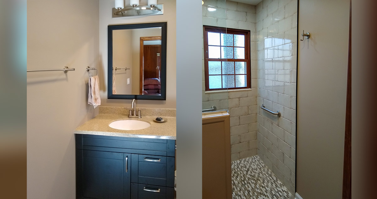 Downstairs Bathroom Remodel - Project by Paul at Menards®