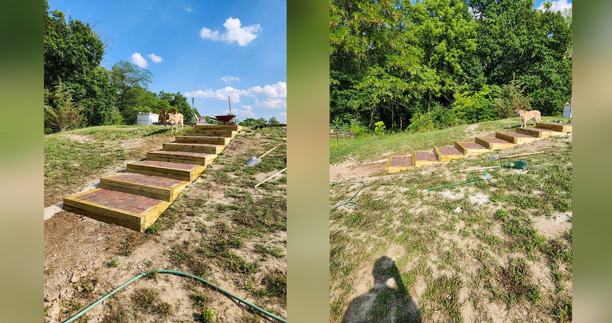 Pond Stairs - Project by Gregory at Menards®