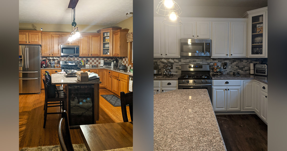 Brighter Backsplash - Project by Christa at Menards®