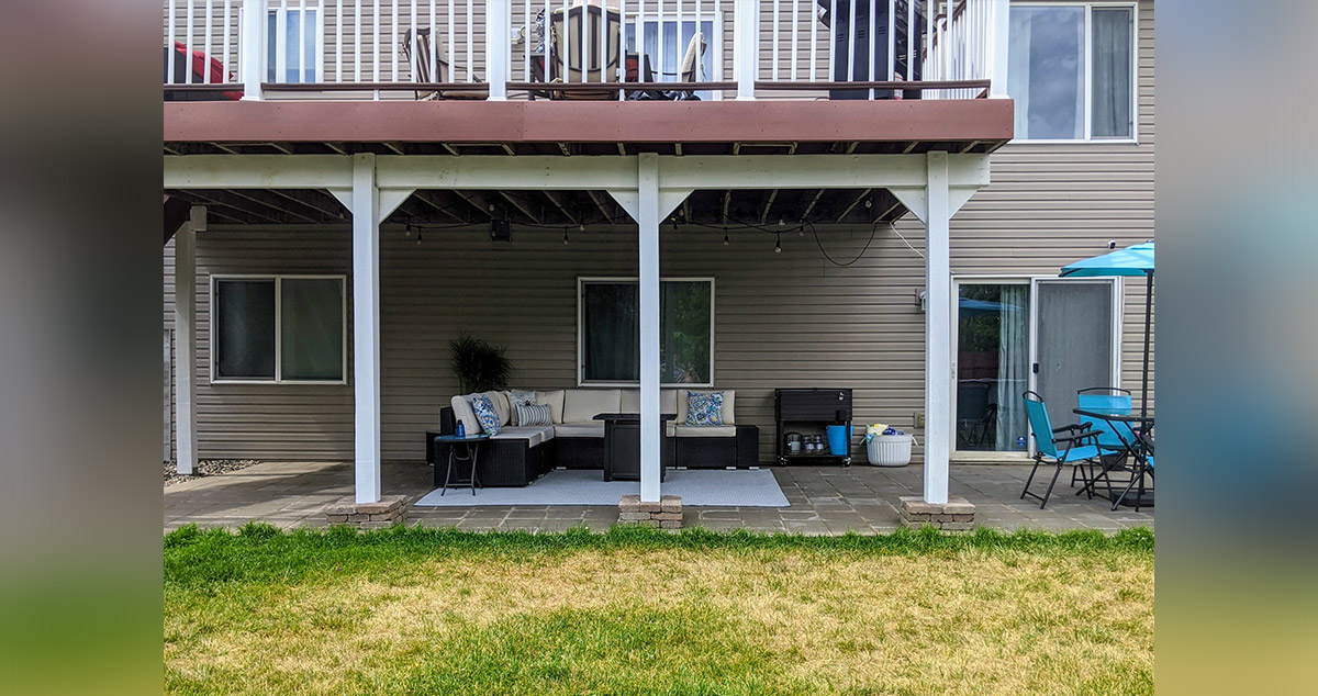 Under-Deck Patio - Project by Jason at Menards®