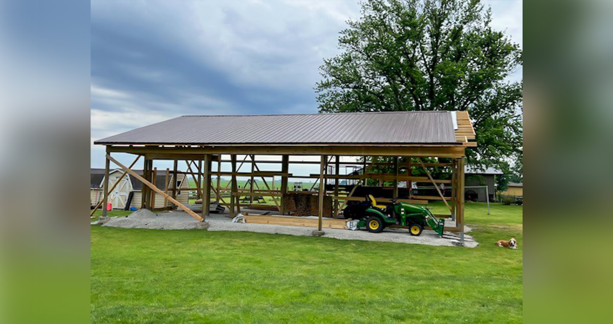 Garage with Porch - Project by Nick at Menards®