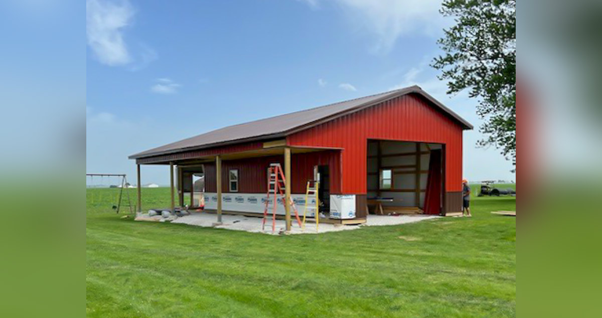 Garage with Porch - Project by Nick at Menards®