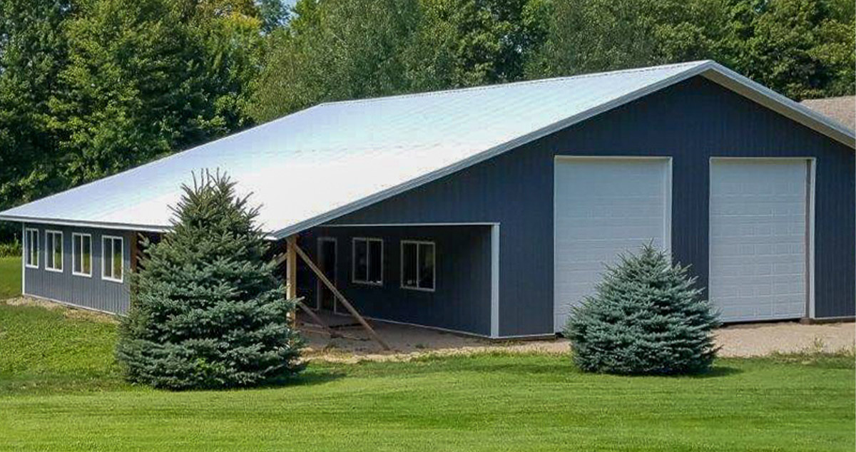 One-Man Pole Barn - Project by Matt at Menards®