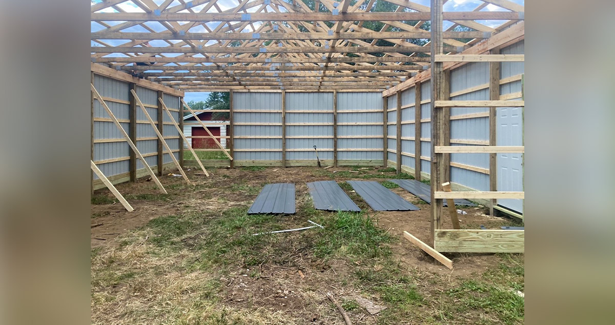 Pole Barn Kit - Project by David at Menards®