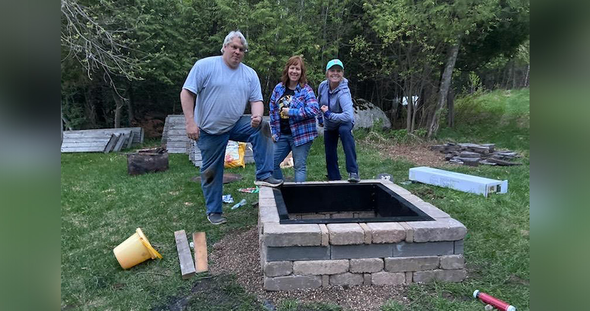 Lakeshore Fire Pit - Project by Steve at Menards®