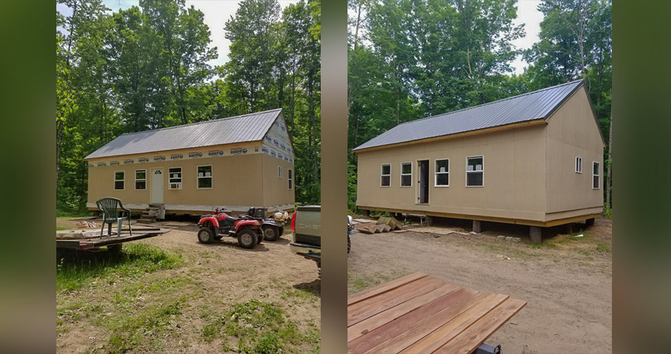 Off-Grid Cabin - Project by Shawn at Menards®