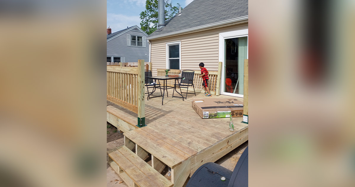 New Backyard Deck - Project by Ana at Menards®