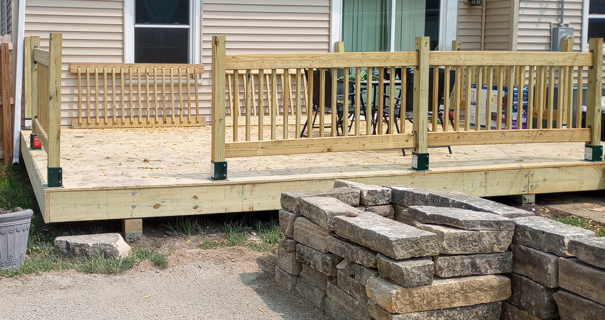 New Backyard Deck - Project by Ana at Menards®