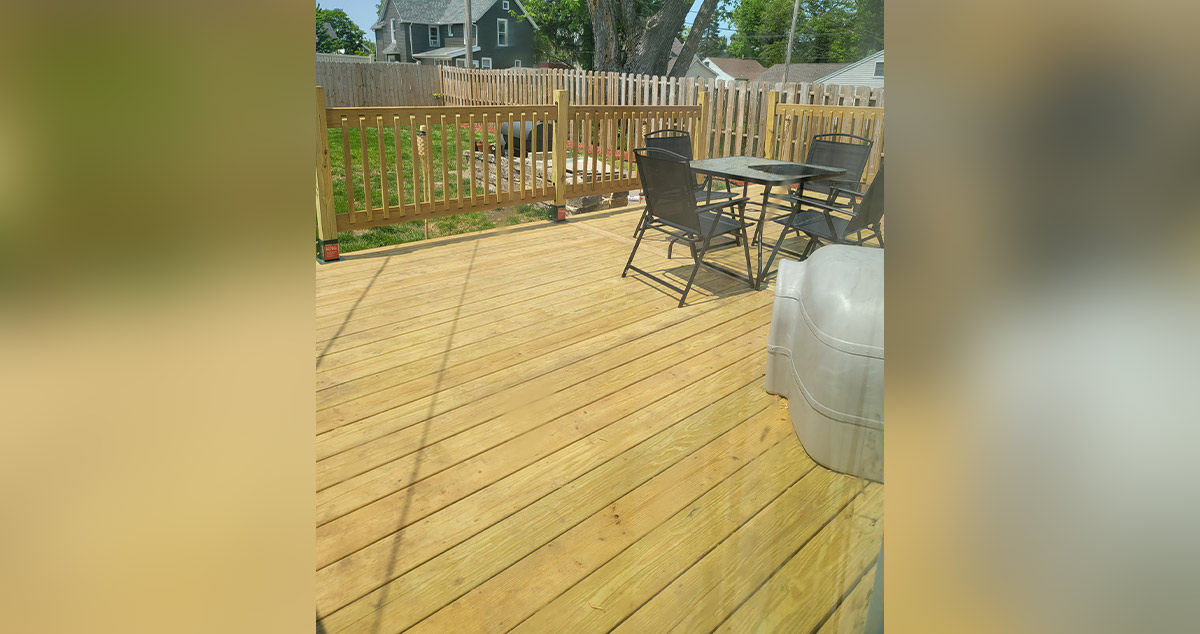 New Backyard Deck - Project by Ana at Menards®