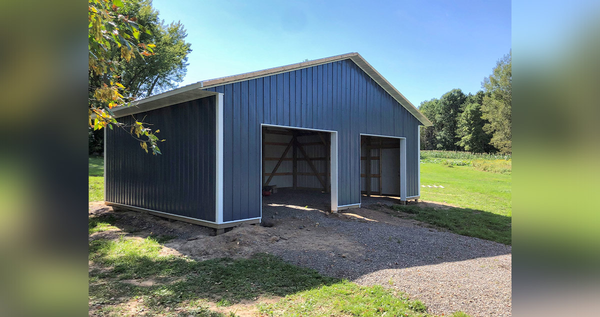 2-Car Post Frame Garage - Project by Kyle at Menards®