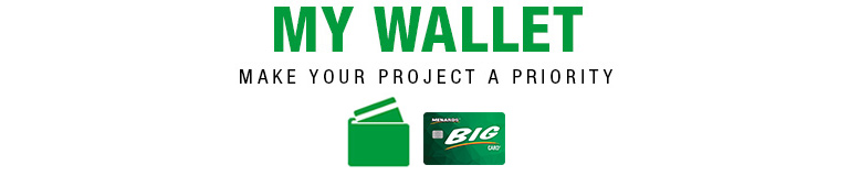 My Wallet at Menards®