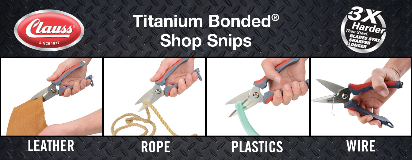 Clauss titanium snips store