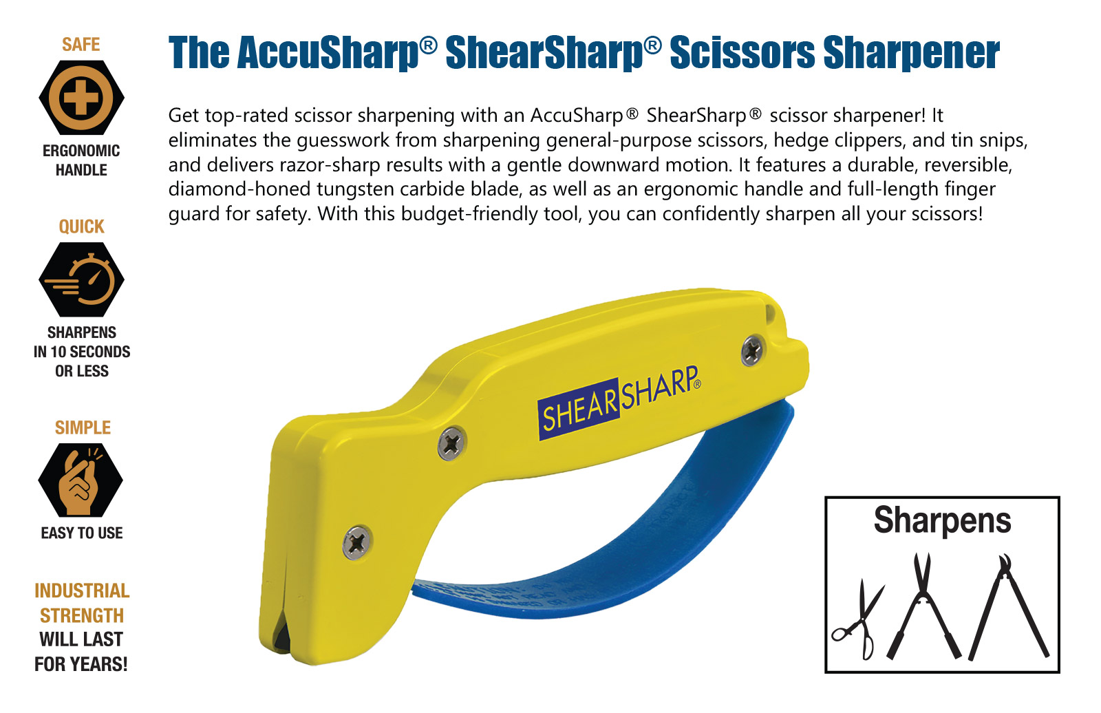 razor sharp scissor sharpening