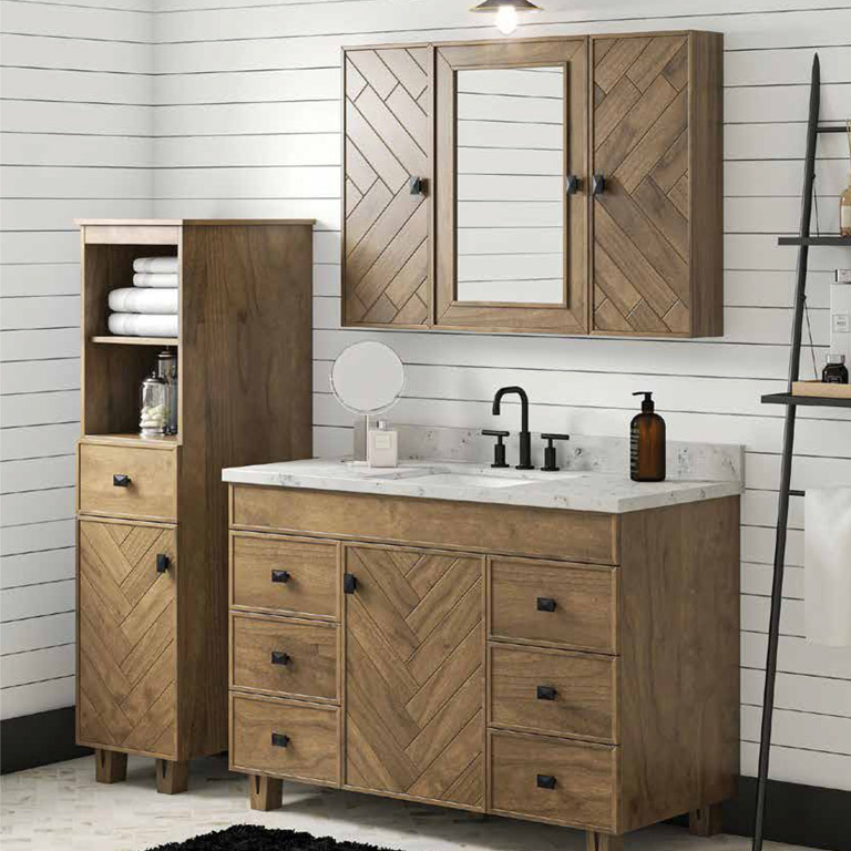 Bathroom vanities at menards store