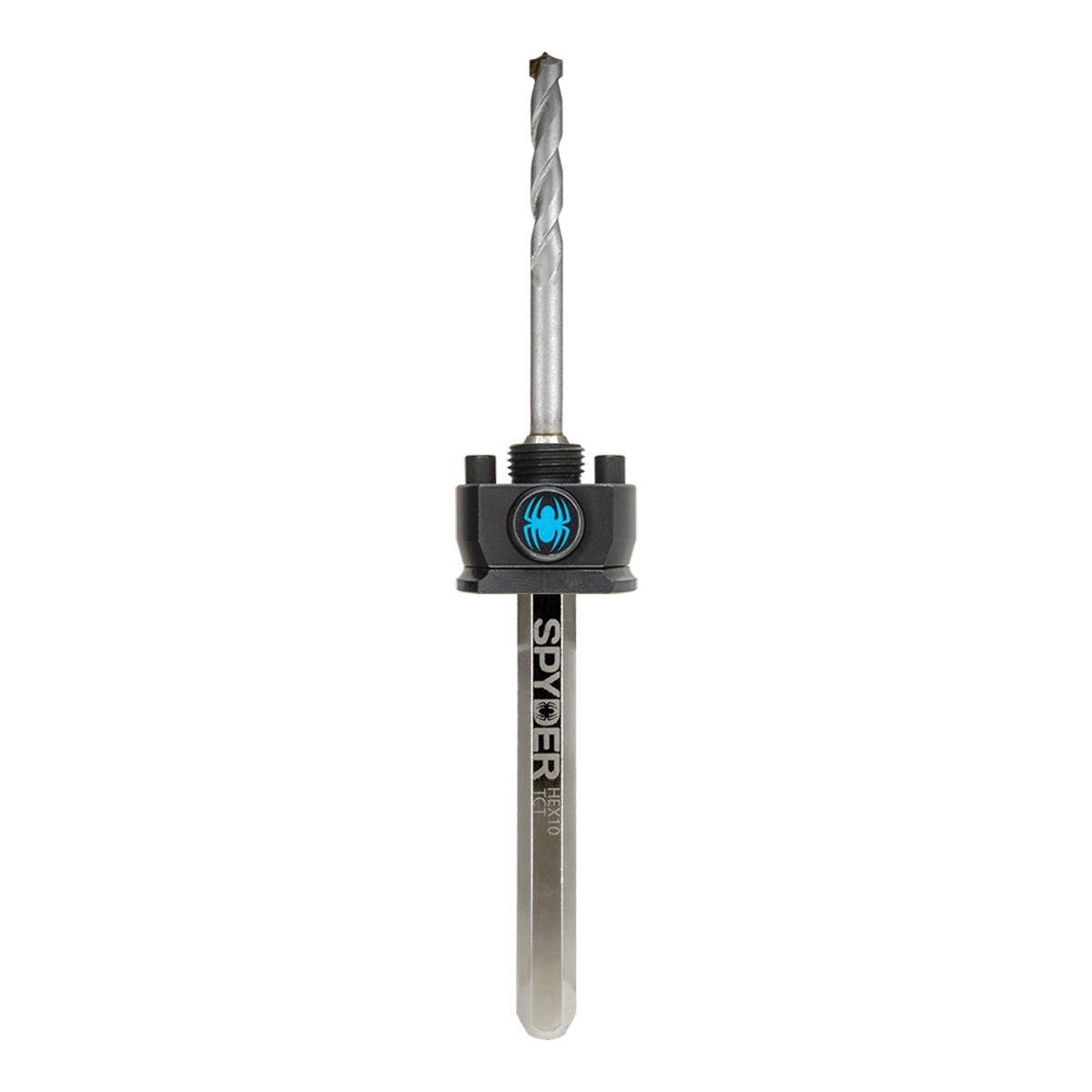Spyder Rapid Core Eject Hex 10 Arbor with 1 2 Carbide Hole Saw Pilot Drill Bit