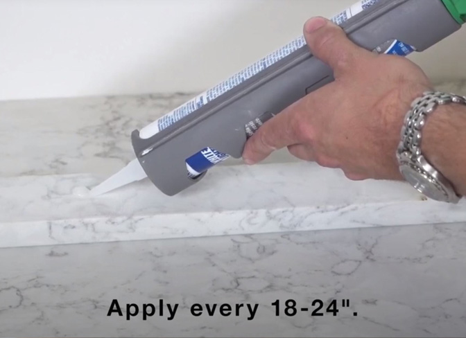 How To Install A Backsplash On Quartz Countertops At Menards