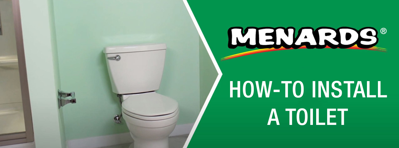 How-To Install a Toilet at Menards®