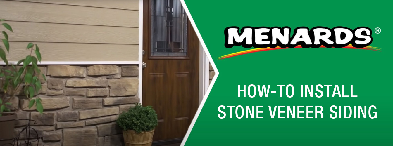 How-To Install Stone Veneer Siding at Menards®