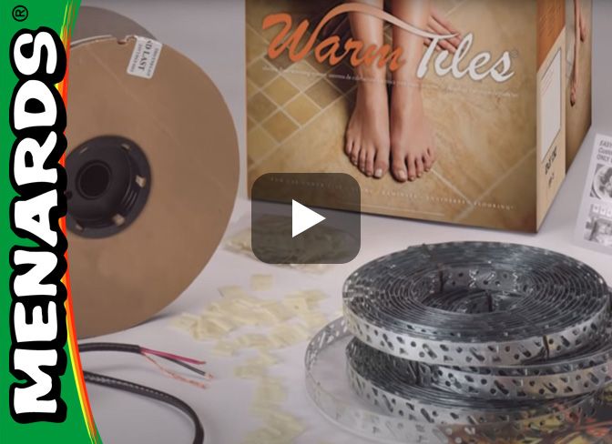 How-To Install a Warm Tiles System at Menards®