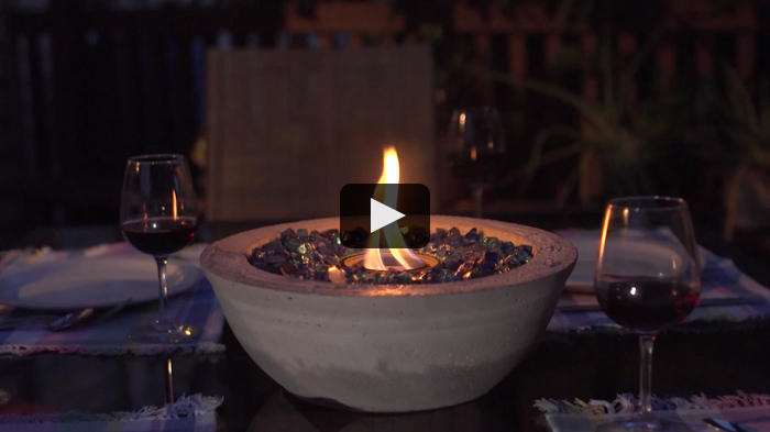 Menards Gas Fire Pit Backyard Creations® 50,000 BTU's Harrington