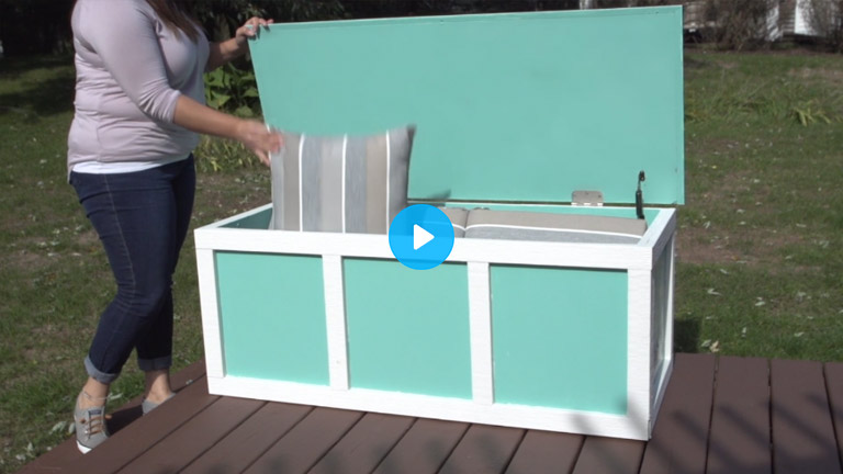 Outdoor Storage Bench at Menards®