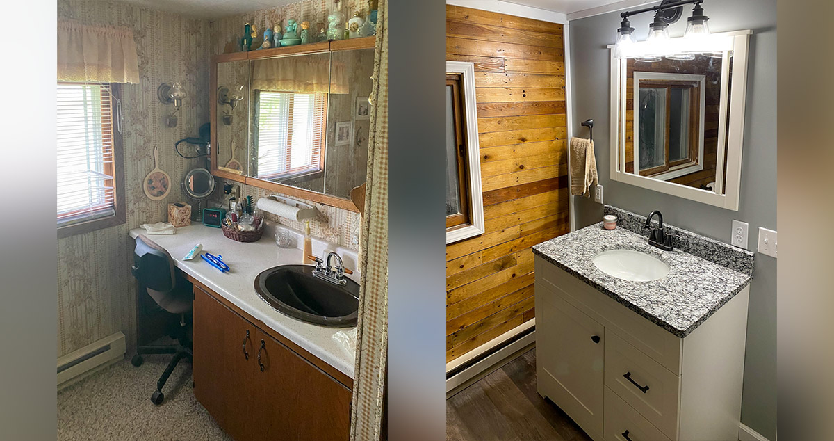 1970s Upstairs Bathroom - Project by Teresa at Menards®