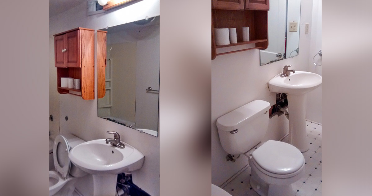 Bathroom Tear Out & Remodel - Project by Deborah at Menards®
