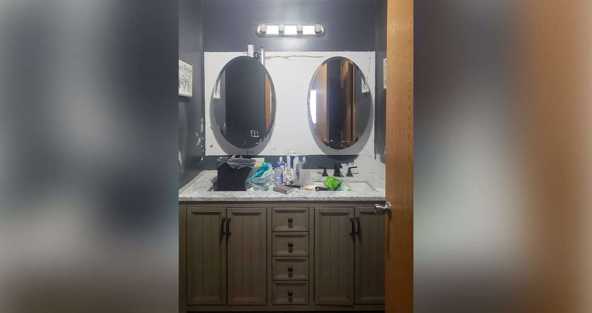Bathroom Vanity Remodel - Project by Lacey at Menards®