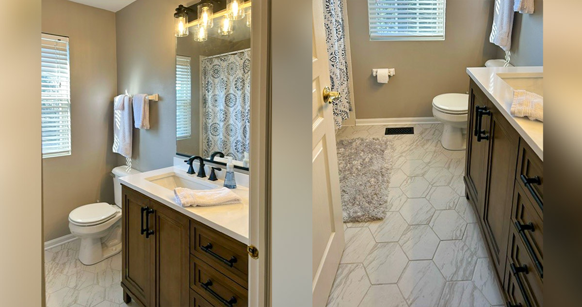 Classic Bathroom Remodel - Project by Ann at Menards®