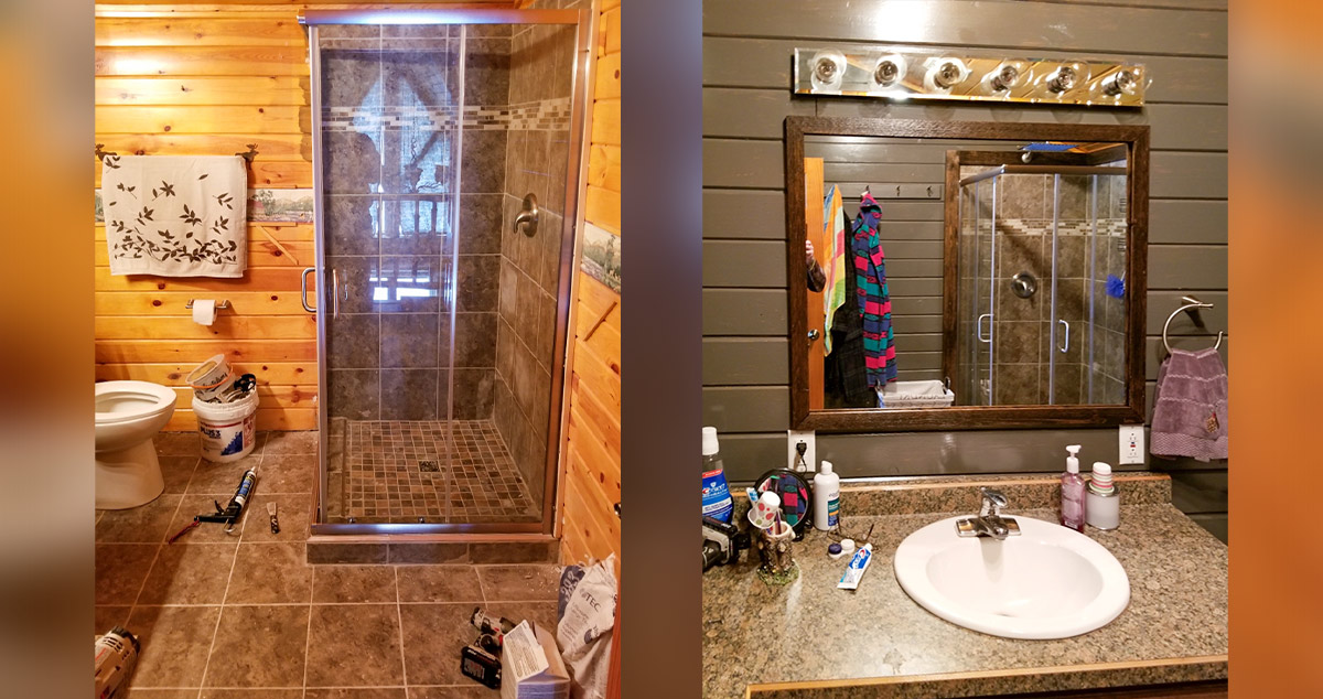 Complete Bathroom Redo - Project by Michele at Menards®