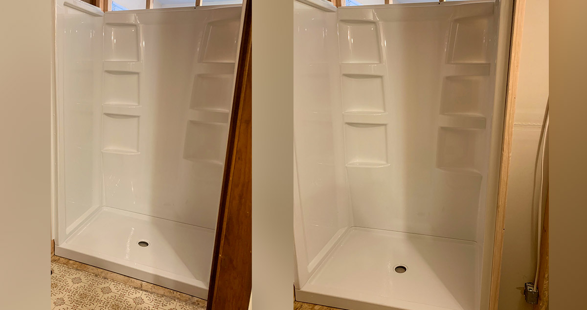 Half Bath to Master Bath Remodel - Project by Candice at Menards®