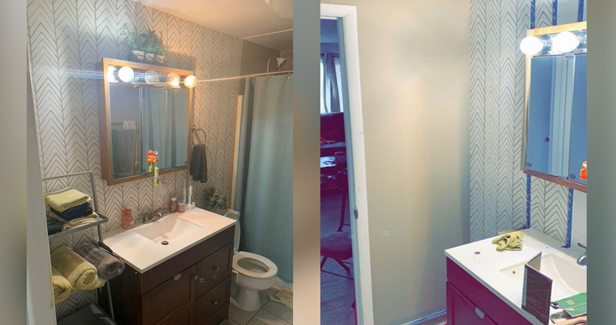 Pinterest Inspired Bathroom Redo - Project by Tess at Menards®