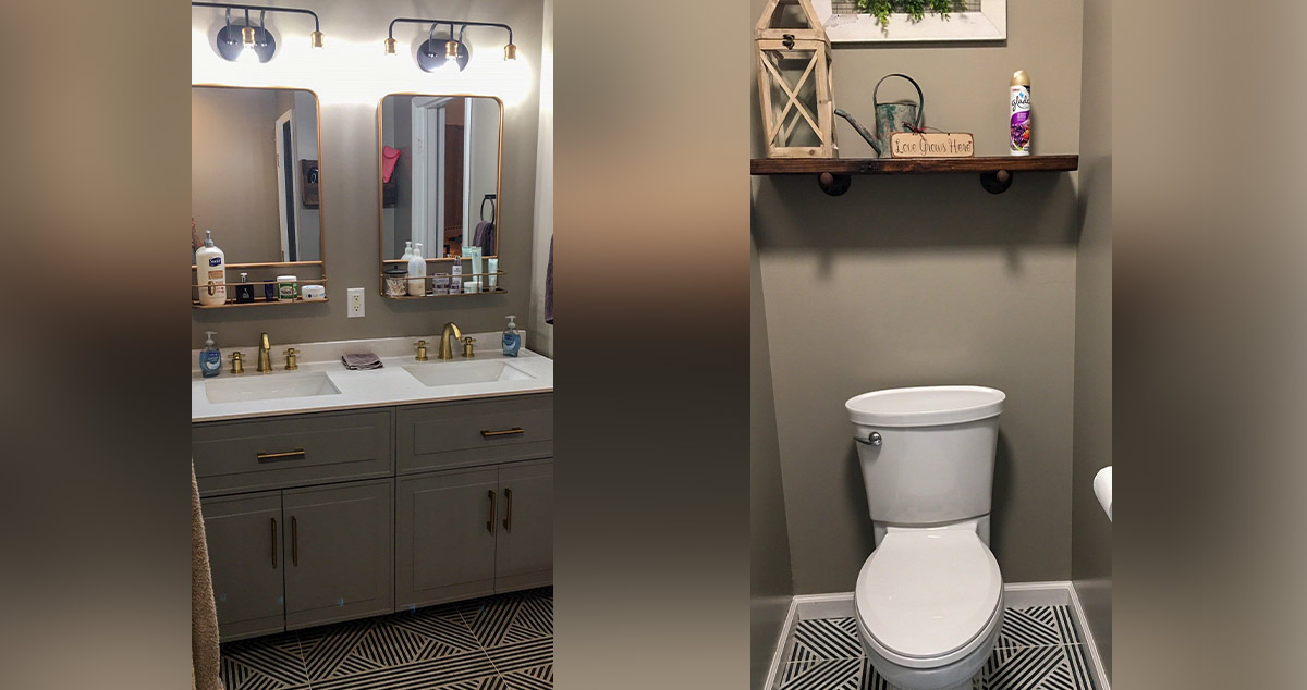 Remodeled Master Bathroom - Project by Cody at Menards®